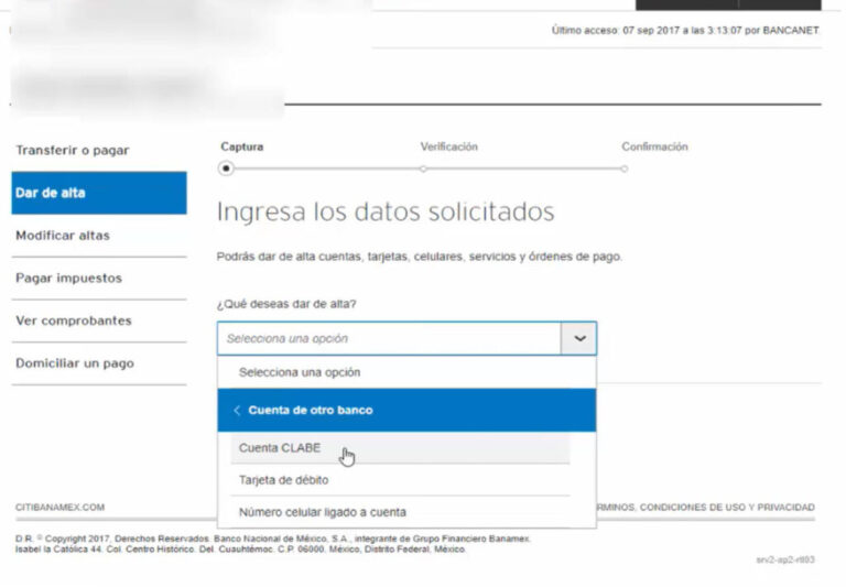 Transferencia de banamex a bancomer 【Ayuda Gob
