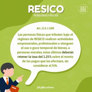 Retención ISR: Todo lo que necesitas saber sobre Resico 【Ayuda Gob